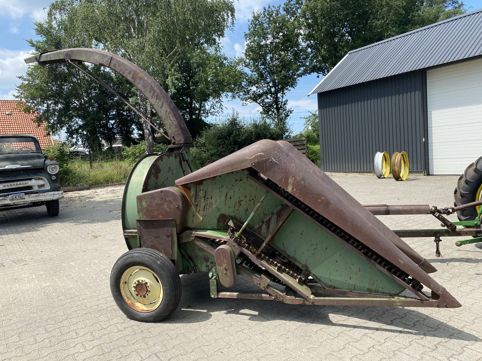 John Deere No 8 corn chopper Mais Hakselaar – Van Lenthe Restorations